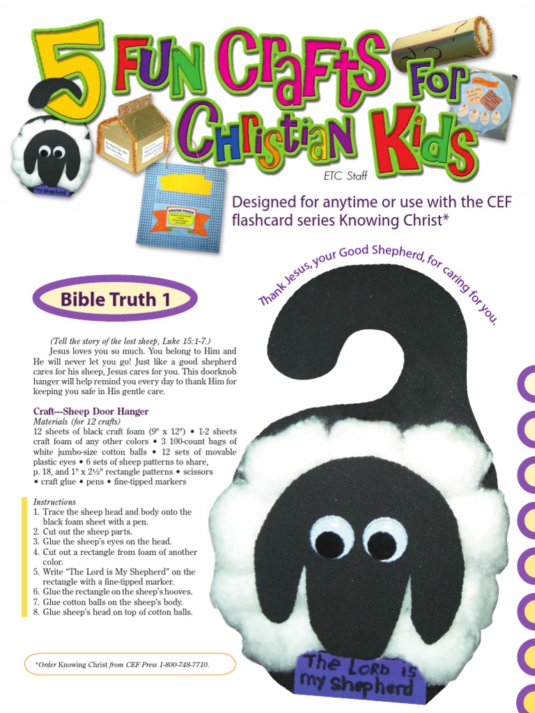 Knowing Christ Crafts | PDF | Jesus