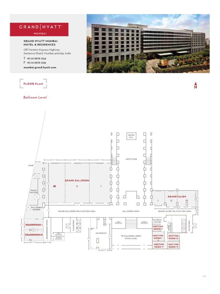 Ballroom Level: Grand Hyatt Mumbai Hotel & Residences | PDF | Hotel ...