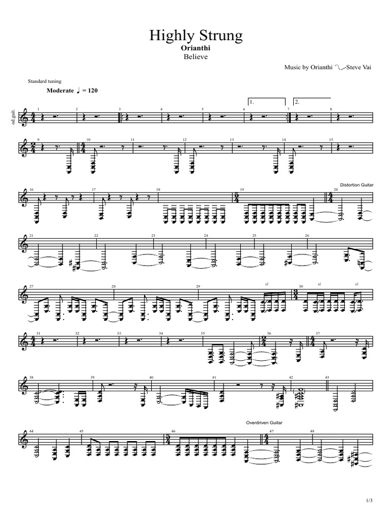Highly Strung: Orianthi Believe | PDF | Guitars | Sound