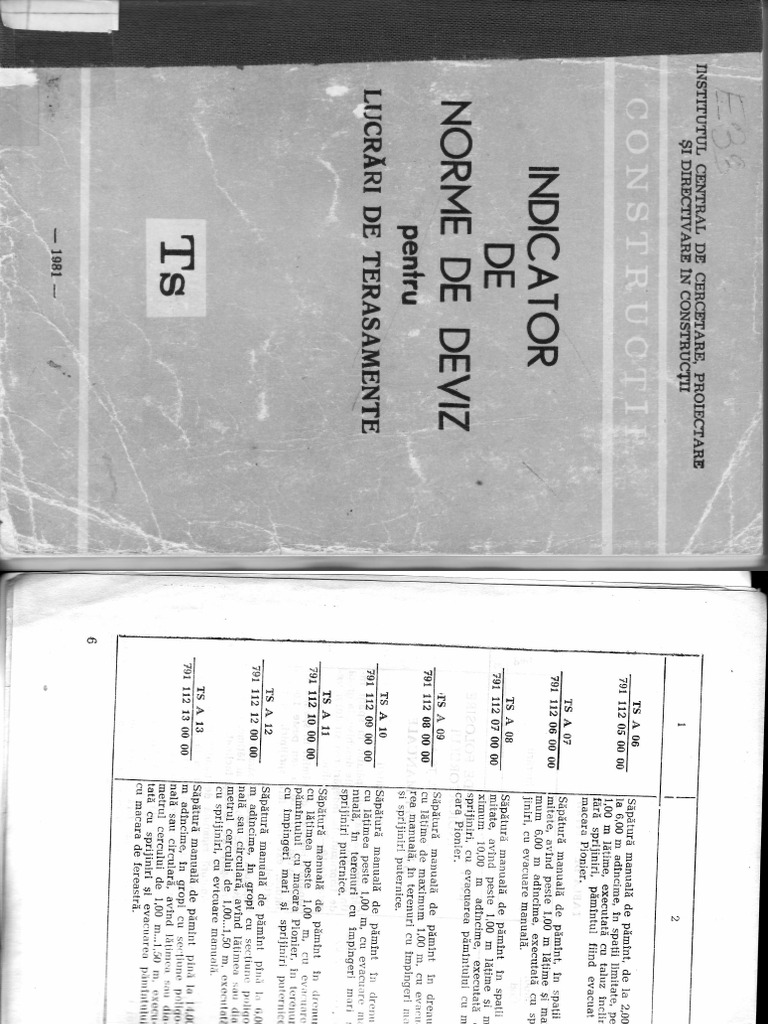 Indicator de Norme de Deviz TC | PDF