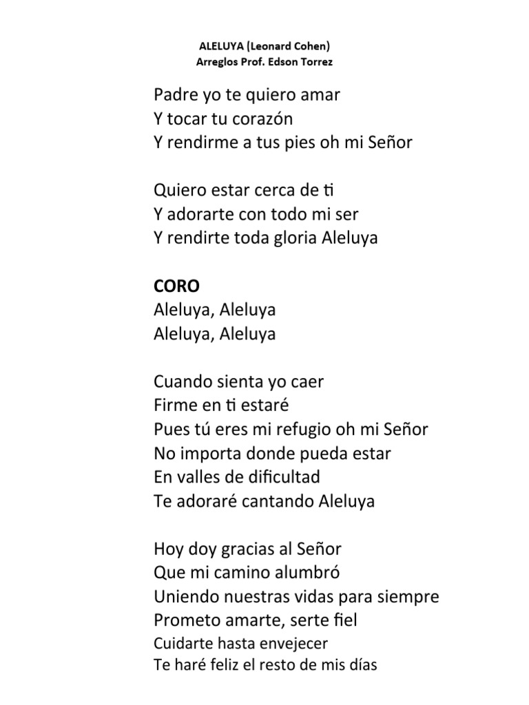 Aleluya | PDF