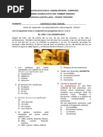 Pruebas Saber Español Grado Tercero | PDF | Palabra | Oración (Lingüística)