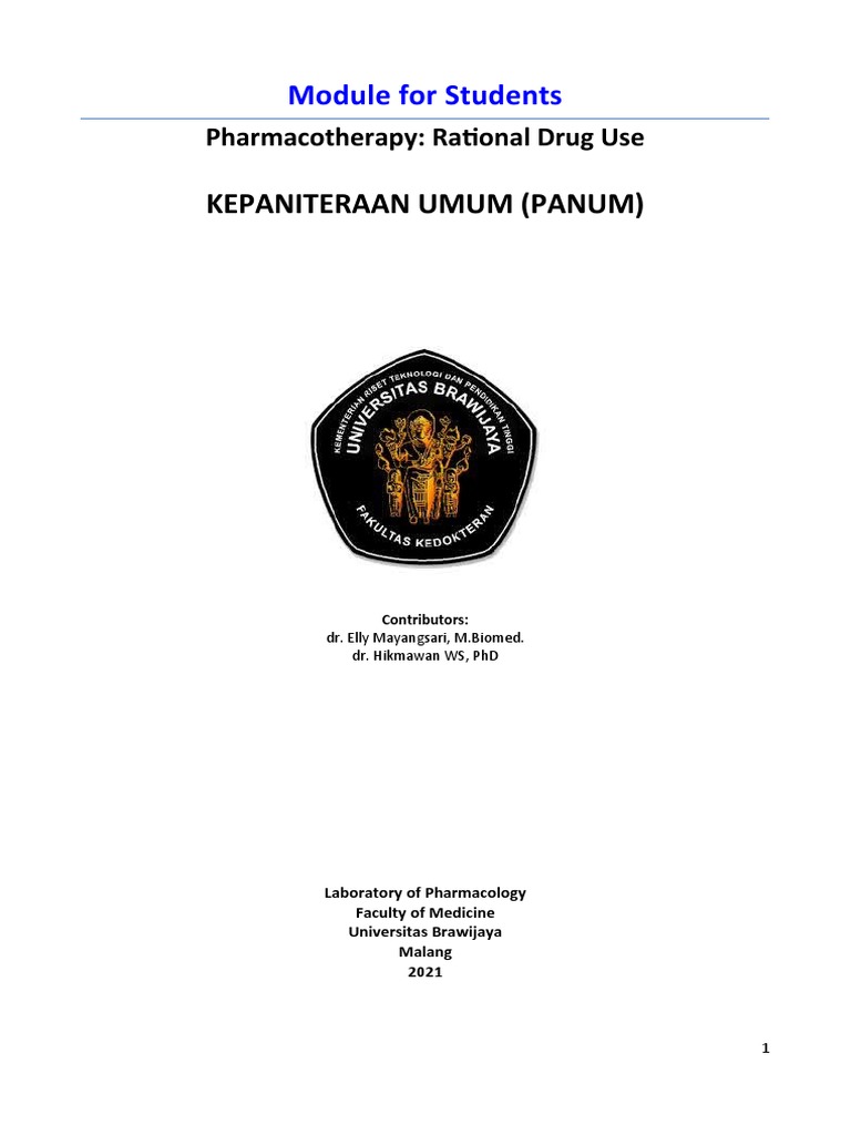 Modul PANUM Farmako | PDF | Topical Medication | Tablet (Pharmacy)