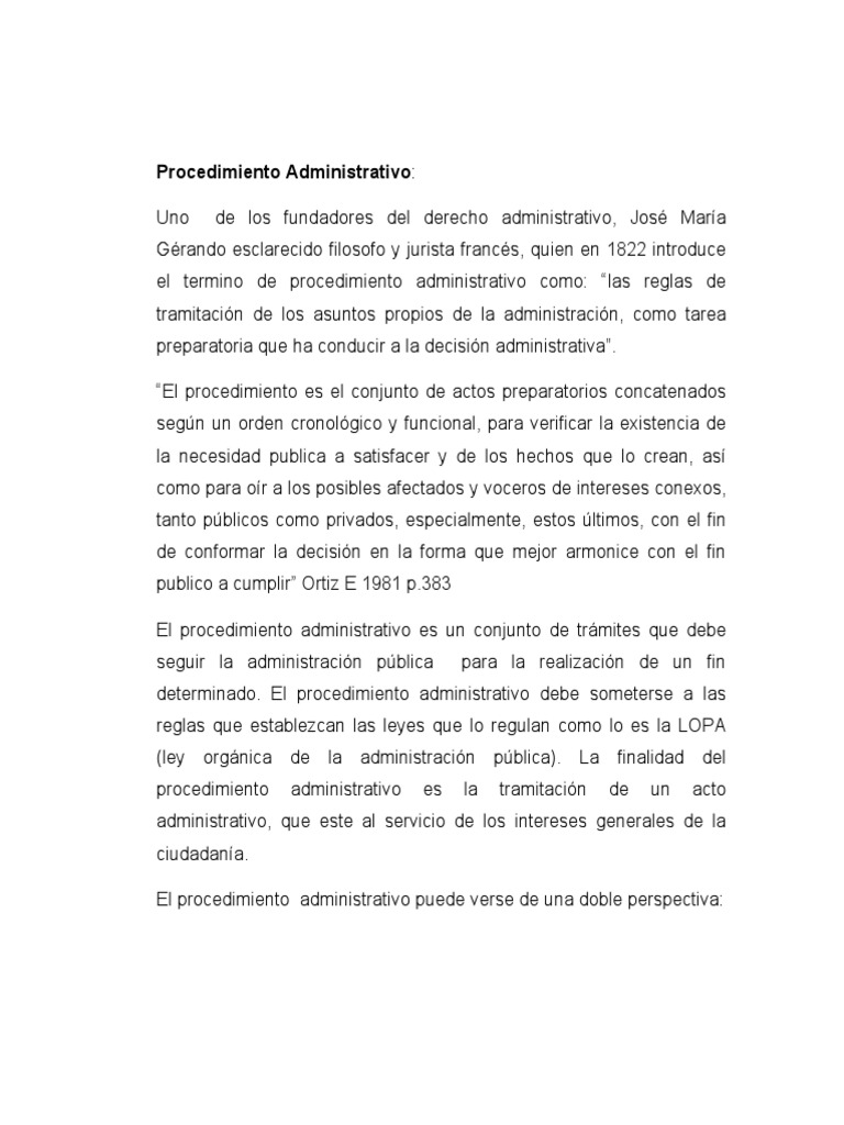 Procedimiento Administrativo y Principios Clave | PDF | Etica Aplicada ...