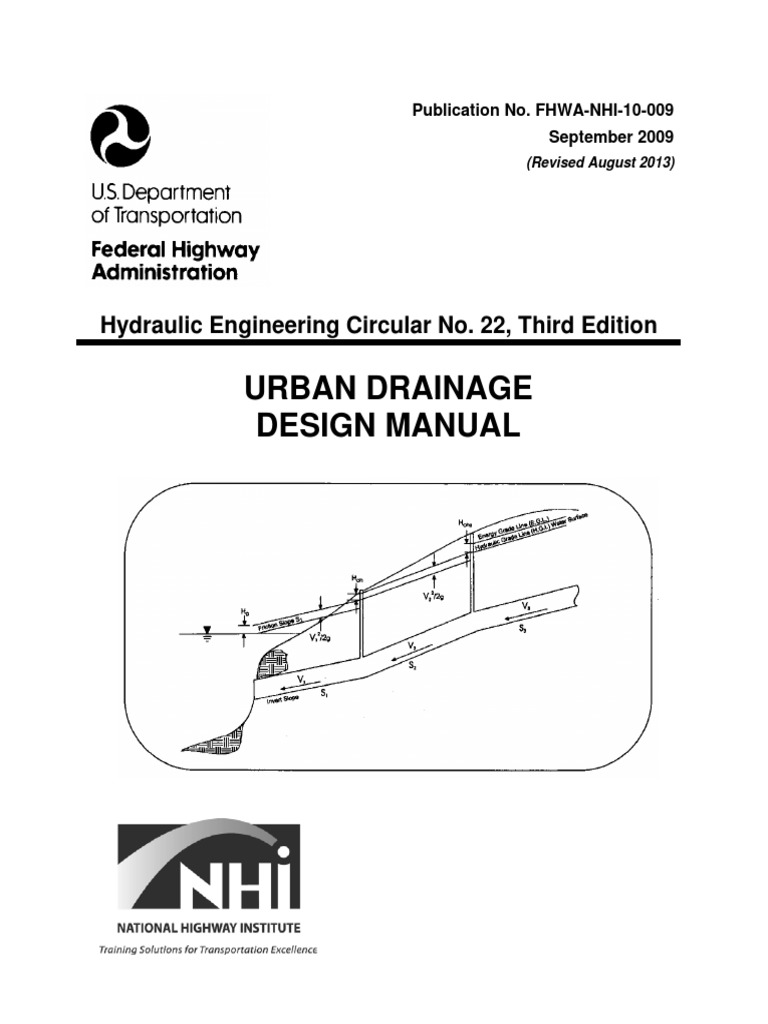 AASHTO - AASHTO HEC-22 Urban Drainage Design Manual (2009) | PDF ...