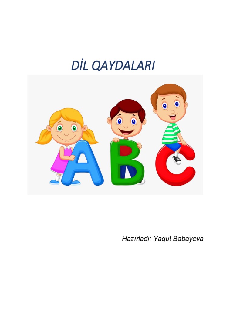 Azərbaycan Dili - Dil Qaydaları-1 | PDF