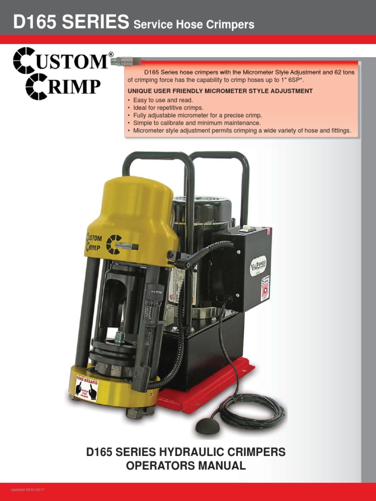 D165 Series D165 Series: Service Hose Crimpers Service Hose Crimpers ...