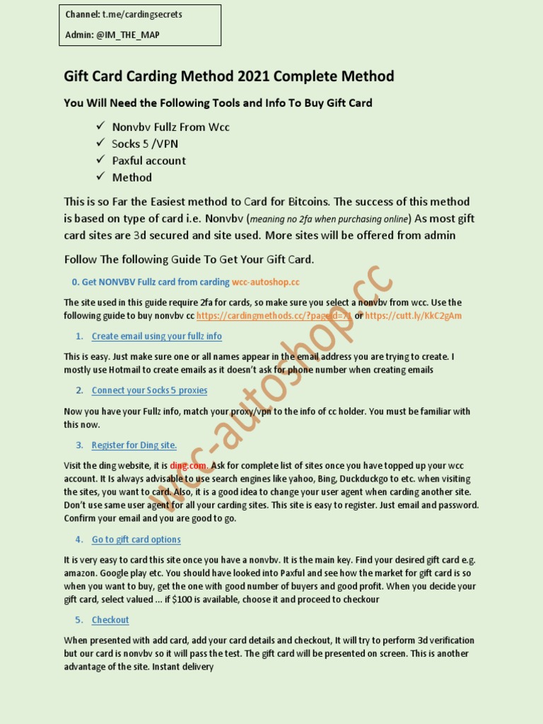 (DING - COM) HOW TO CASHOUT Gift Card WCC | PDF | Gift Card | Bitcoin