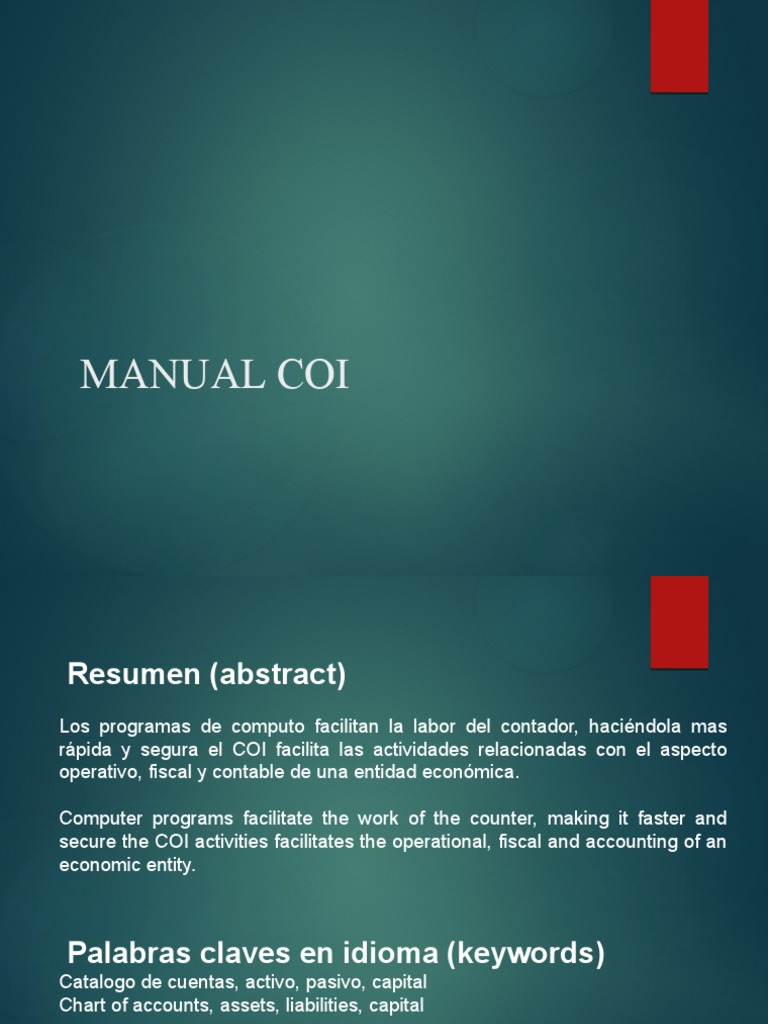 Manual Coi | PDF