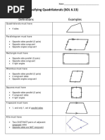 Grade 5 - Worksheet 3 Quadrilaterals | PDF | Rectangle | Classical Geometry