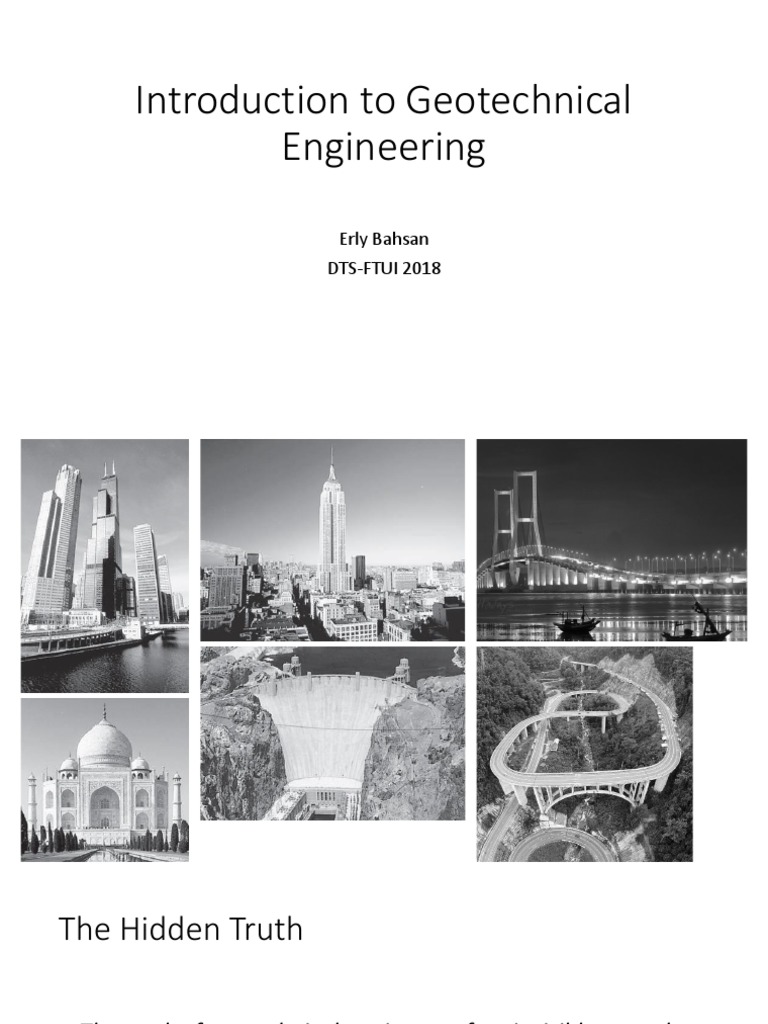 00 Introduction To Geotechnical Engineering 2020 | PDF | Geotechnical Engineering | Soil Mechanics
