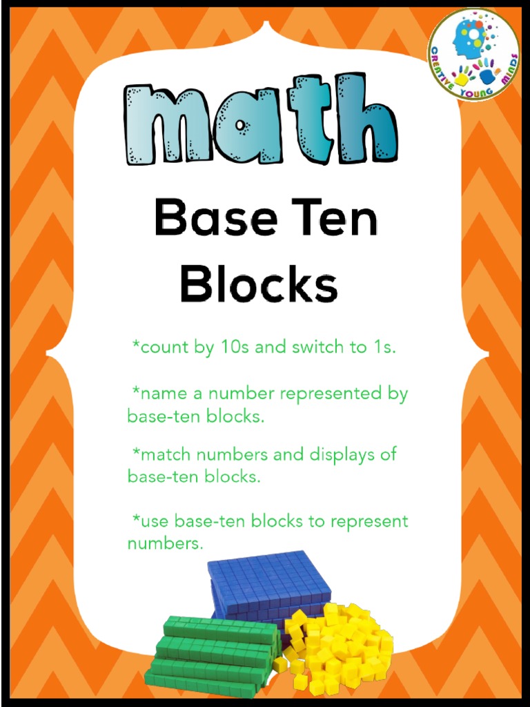 Base Ten Blocks Practice Pack | PDF