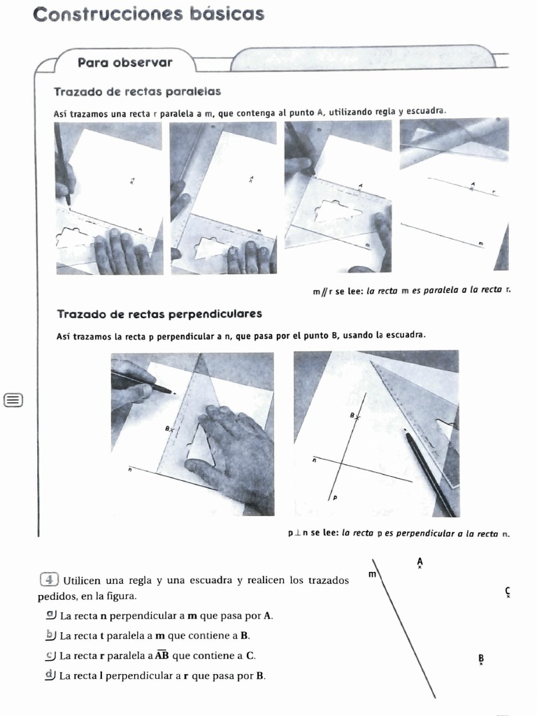 Tp. Angulos y Construcciones | PDF | Ángulo | Perpendicular