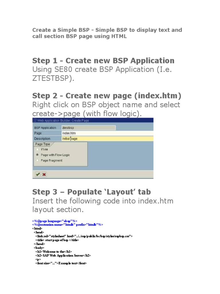 Create A Simple BSP | PDF | Class (Computer Programming) | Cascading Style Sheets