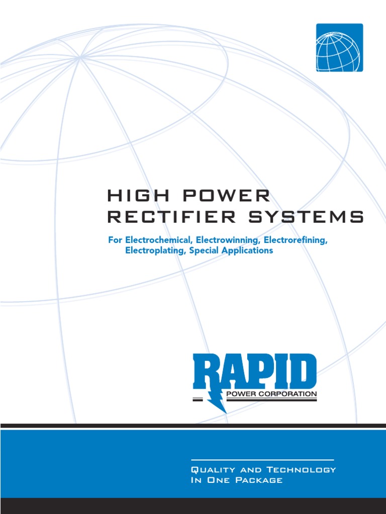 High-Power-Rectifier-Systems-CATALOGO TECNICO | PDF | Rectifier ...