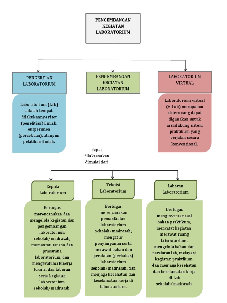 Peta Konsep Manajemen Lab | PDF