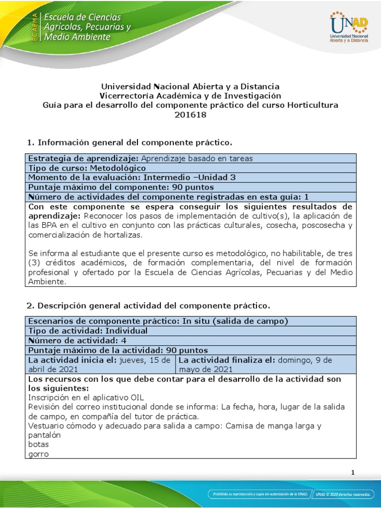 Guía para El Desarrollo Del Componente Práctico - Salida de Campo ... Guía para El Desarrollo Del Componente Práctico - Salida de Campo ...