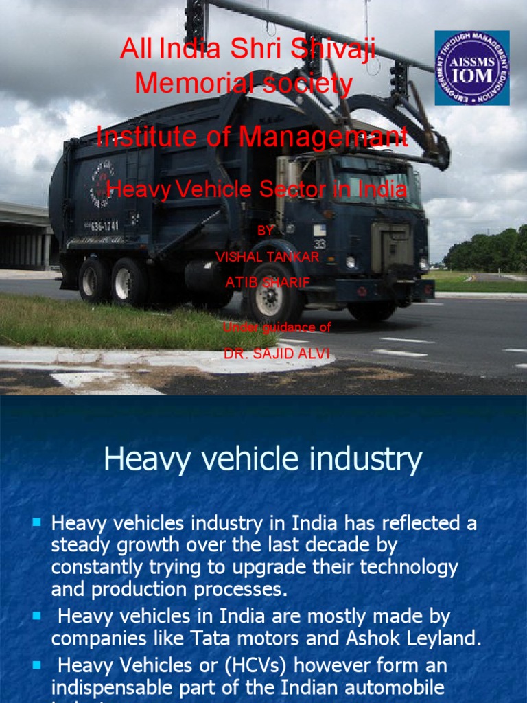 Overview of India's Heavy Vehicle Industry | PDF | Car | Transport