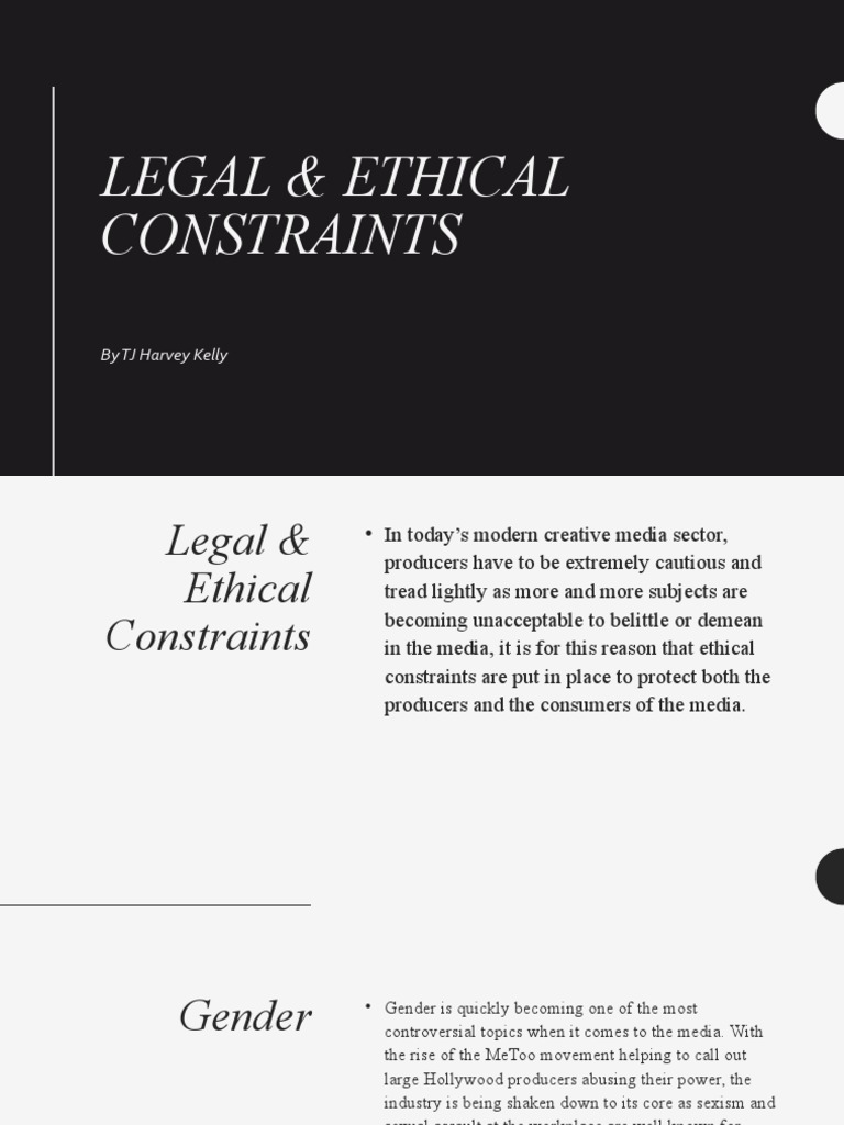Unit 7 Legal Ethical Constraints | PDF | Sexism | Religion And Belief