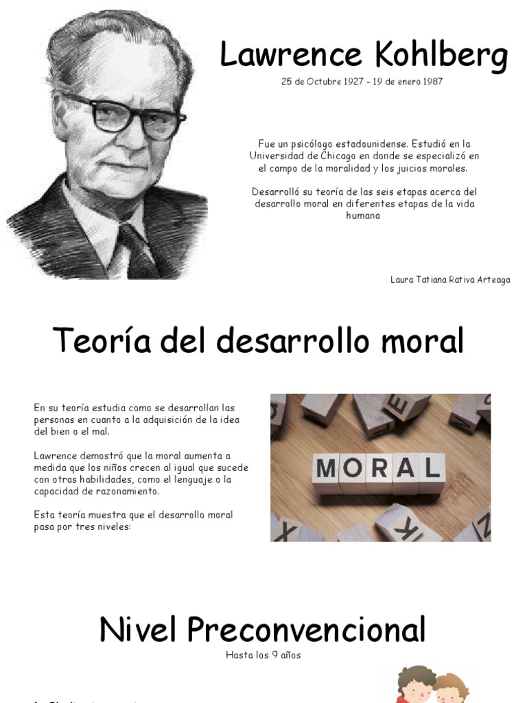 Exposición Lawrence Kohlberg | PDF | Moralidad | La naturaleza humana