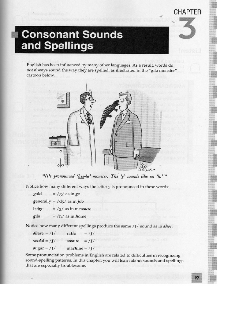 Chapter 3 Consonant Sound and Spellings | PDF