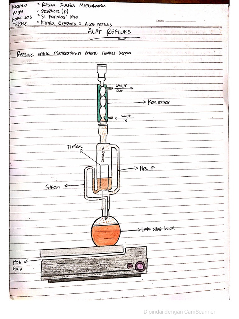 Tugas Kimia Organik 2 Alat Refluks | PDF