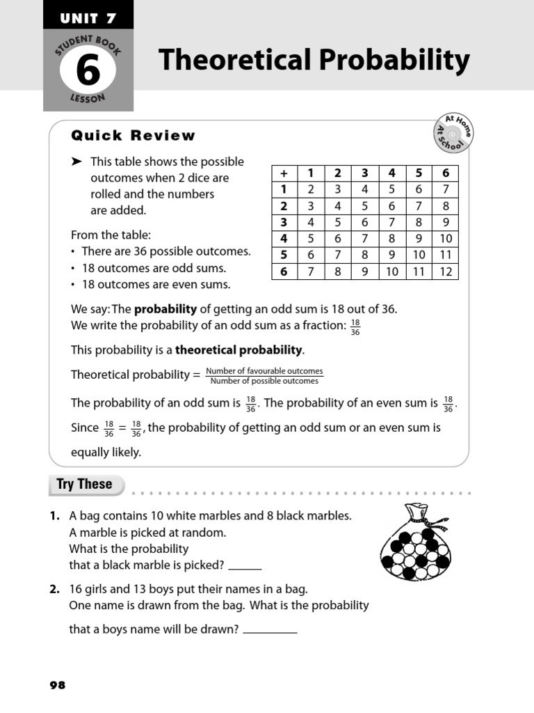 Math Makes Sense 6 Practice and Homework Book | PDF | Probability ...