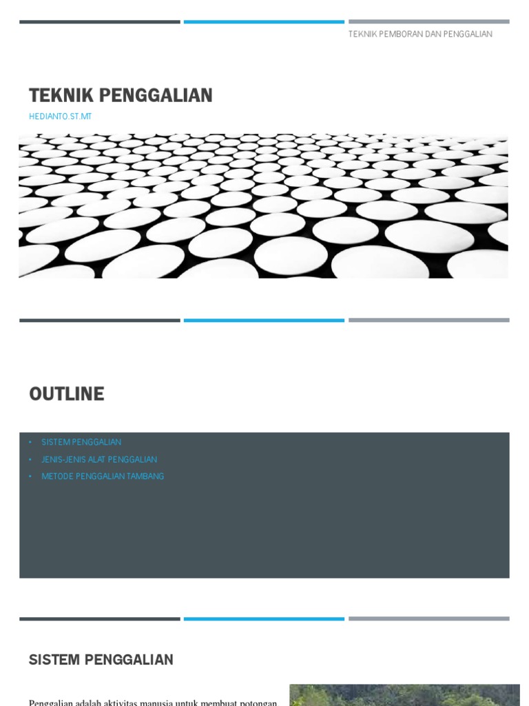Teknik Penggalian | PDF