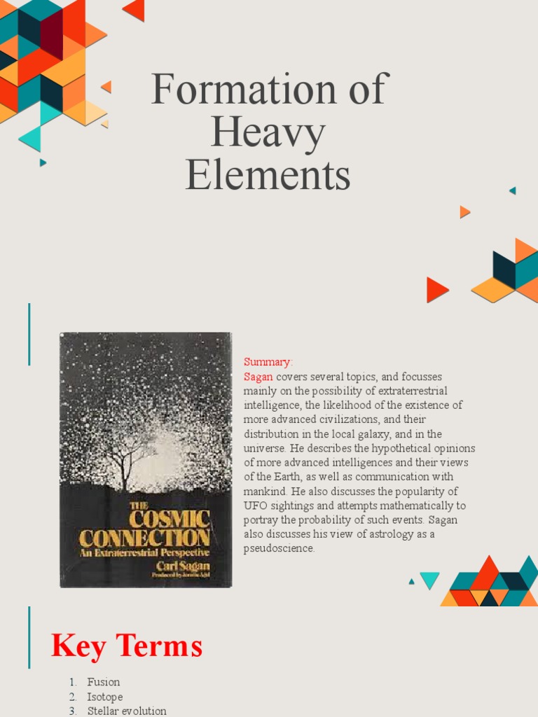 Lesson 1 - Formation of Heavy Elements | PDF | Nuclear Physics | Stars