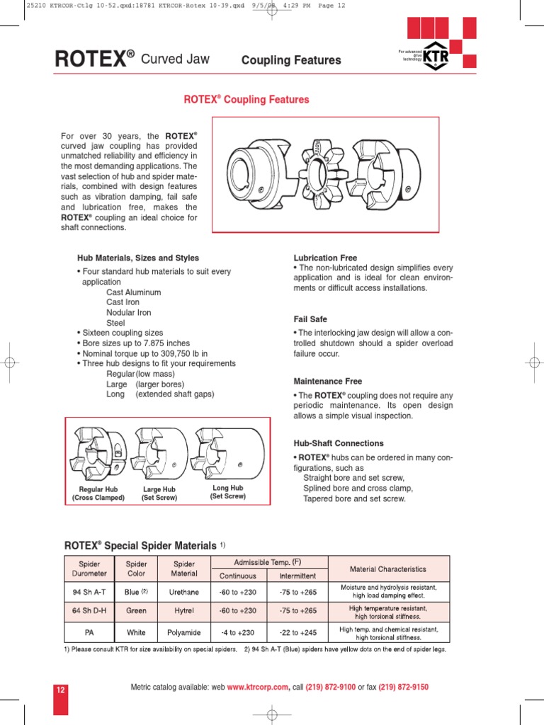 Rotex: Curved Jaw | PDF | Screw | Mechanical Engineering