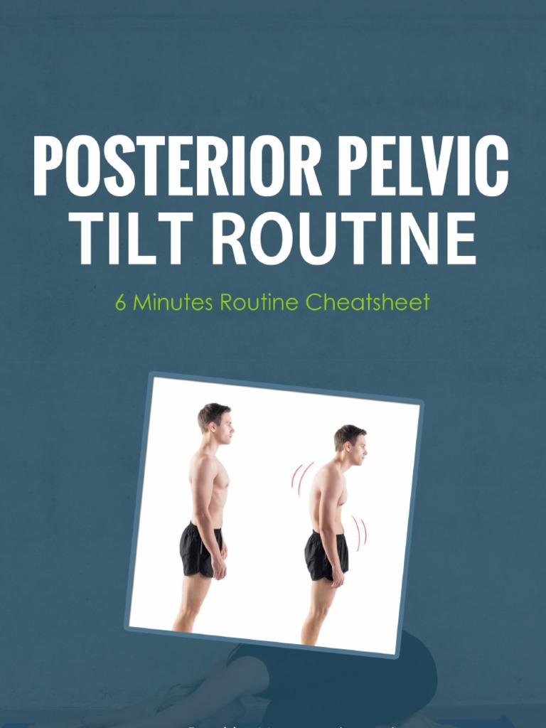 Posterior Pelvic Tilt Routine PMC | PDF | Pelvis | Anatomical Terms Of ...