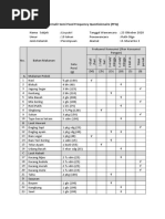 Formulir SQ-FFQ | PDF