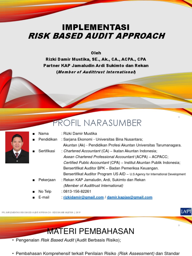 Penerapan Audit Berbasis Risiko di Indonesia | PDF