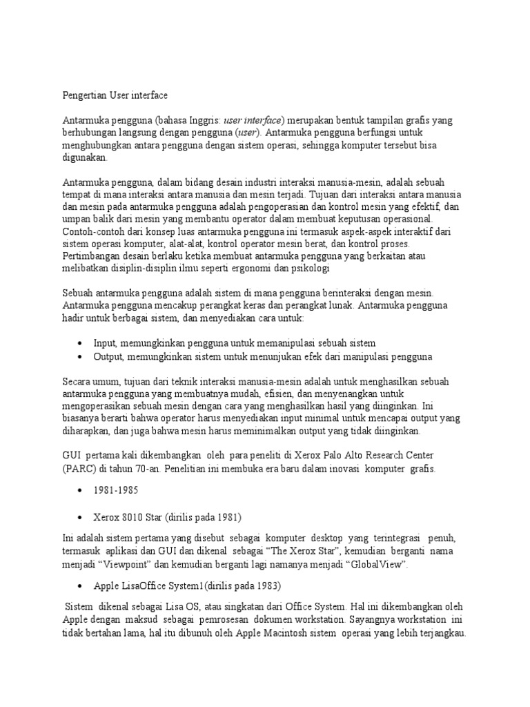 User Interface | PDF User Interface | PDF