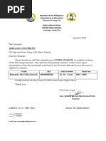 Request Letter For Form 137 | PDF