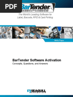 Bartender 2016 Manual | PDF | Installation (Computer Programs) | Databases