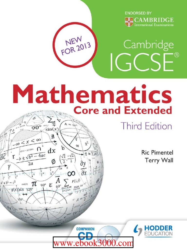 Cambridge IGCSE Mathematics - Core & Extended (PDFDrive) | PDF