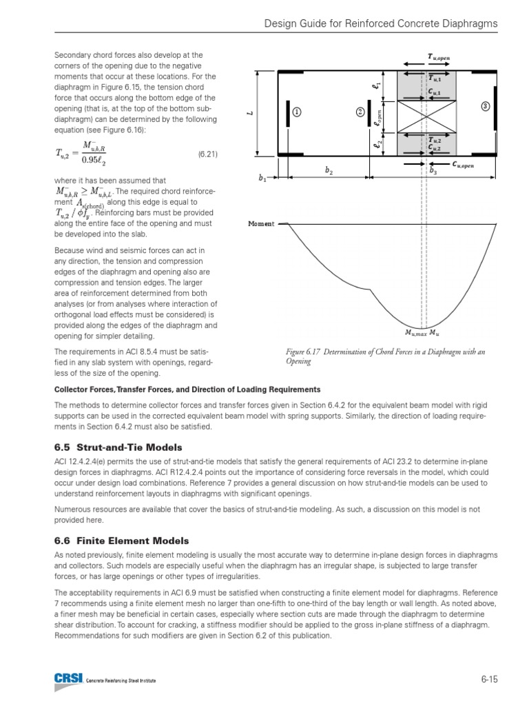 CRSI Manual To Design RC Diaphragms - Part16 | PDF | Strength Of ...