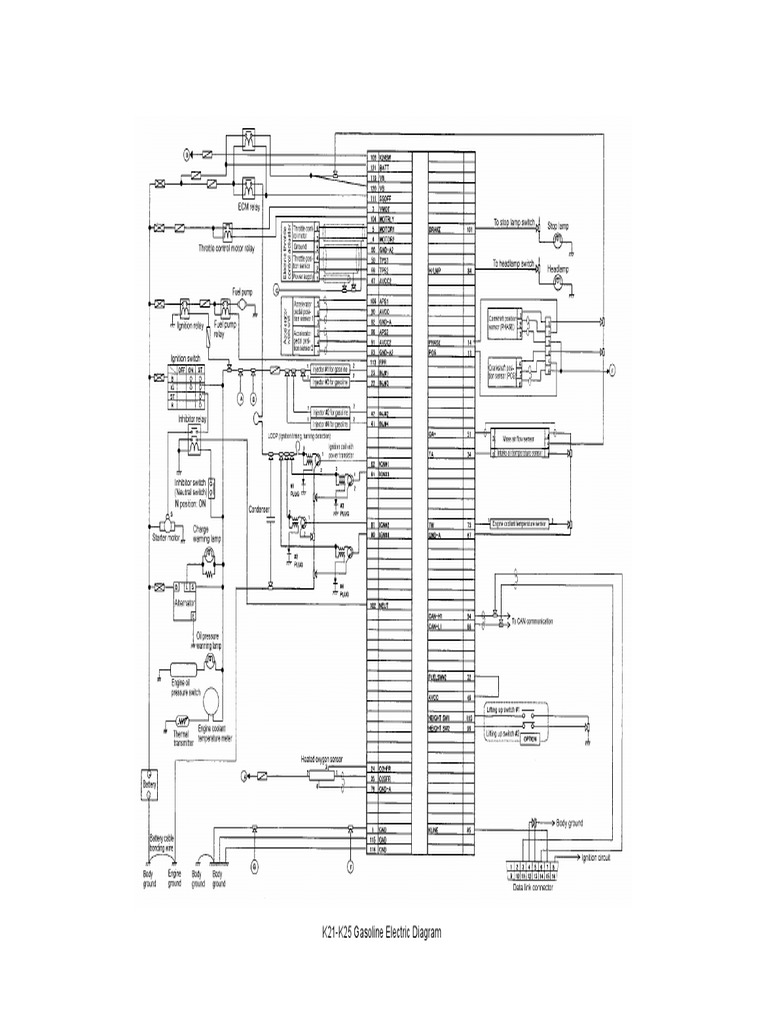 K21-K25 Electrical Schematic | PDF