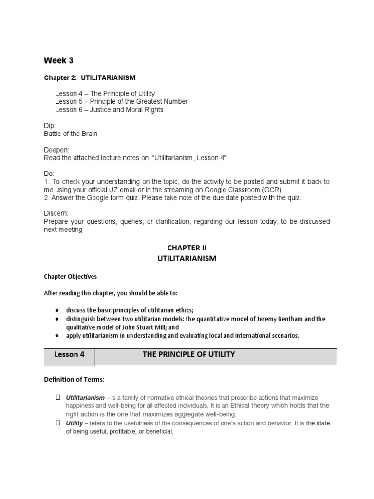 Utilitarianism in Practice: Analyzing the Moral Permissibility of ...