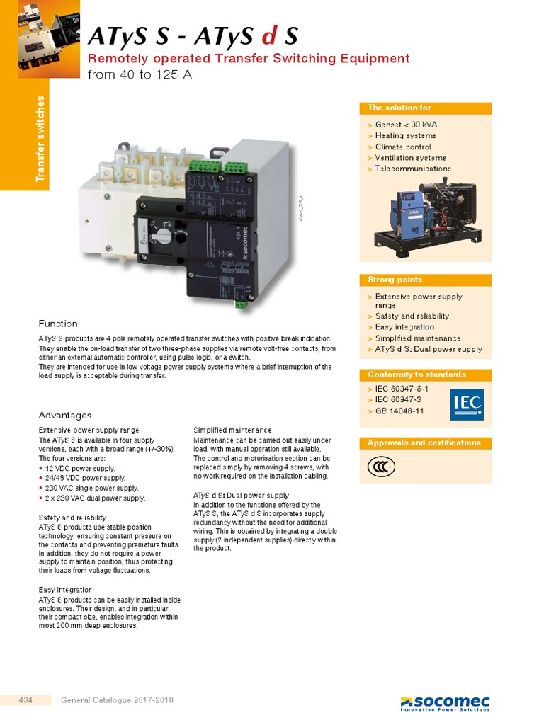 Cat Atyss-Atysds en | PDF | Power Supply | Switch