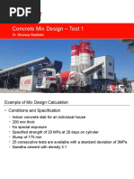 Concrete Mix Design Excel Sheet | PDF | Construction Aggregate | Concrete