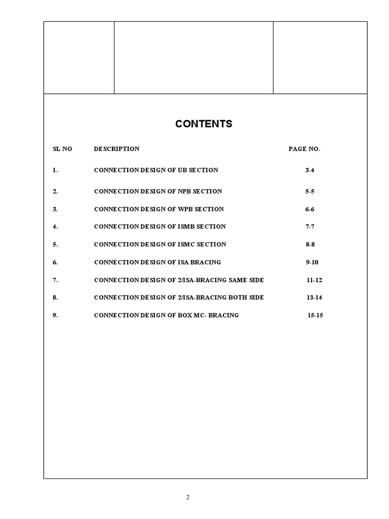 Sample Connection Report | PDF | Screw | Beam (Structure)