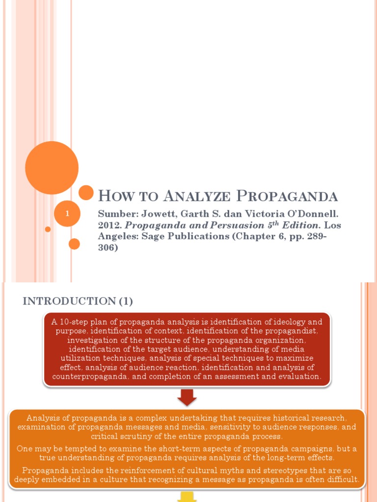 Analyzing Propaganda: A 10-Step Guide | PDF | Propaganda ...