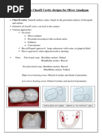 Cavosurface Treatment of Various Restoration | PDF | Tooth Enamel | Tooth