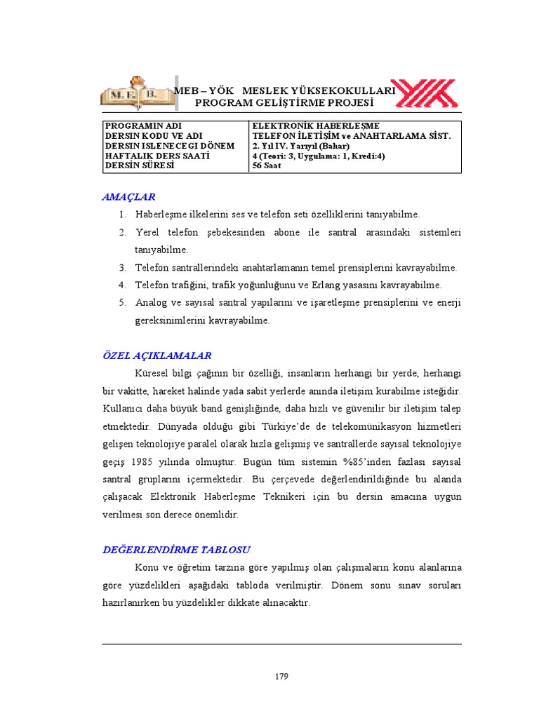 05 Telefon Iletisim Ve Anahtarlama Sistemleri | PDF