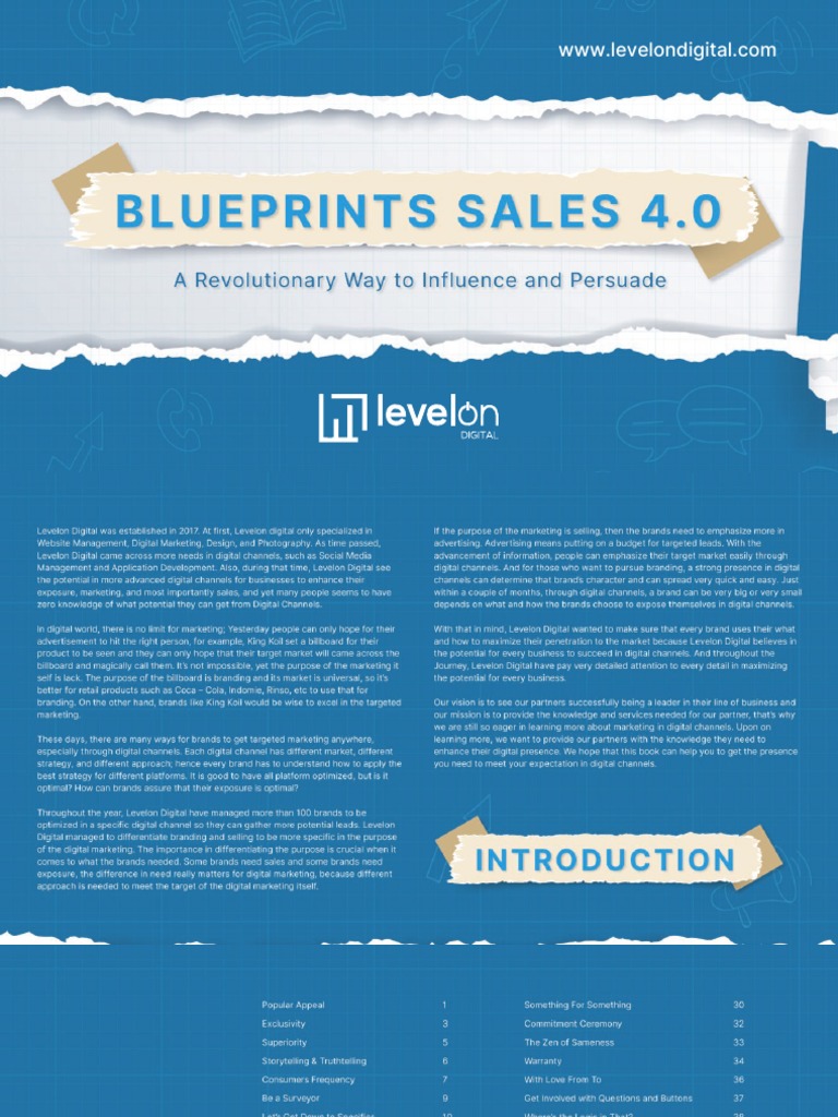 Blueprint Sales 4.0 Teaser | PDF