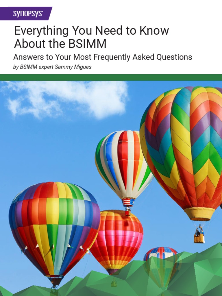 Everything You Need To Know About The BSIMM: Answers To Your Most ...