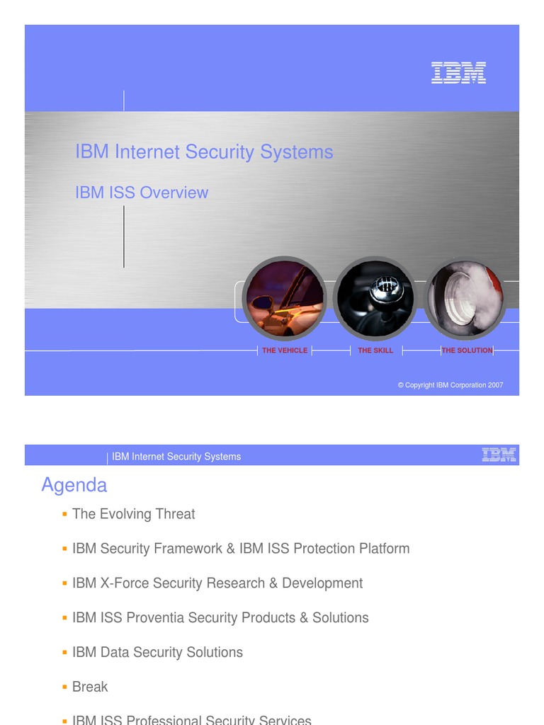 IBM Internet Security Systems Technical overview | Information Security ...