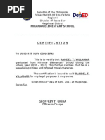 Certification of First Day of Service | PDF